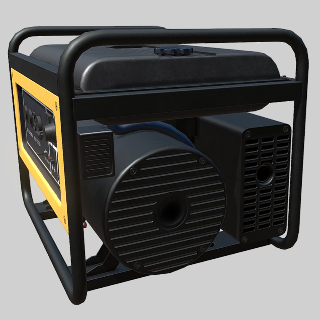 3D Model Power Diesel Generator Pbr - TurboSquid 1232965