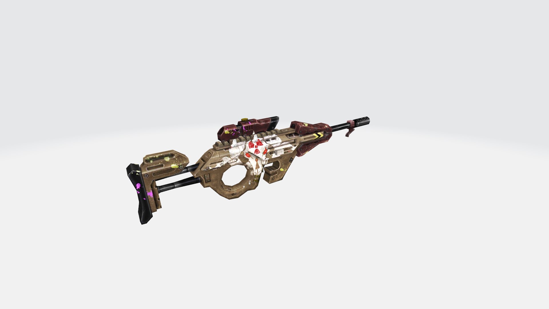 3D CG15 Rifle Game Weapon 4x - TurboSquid 1833092