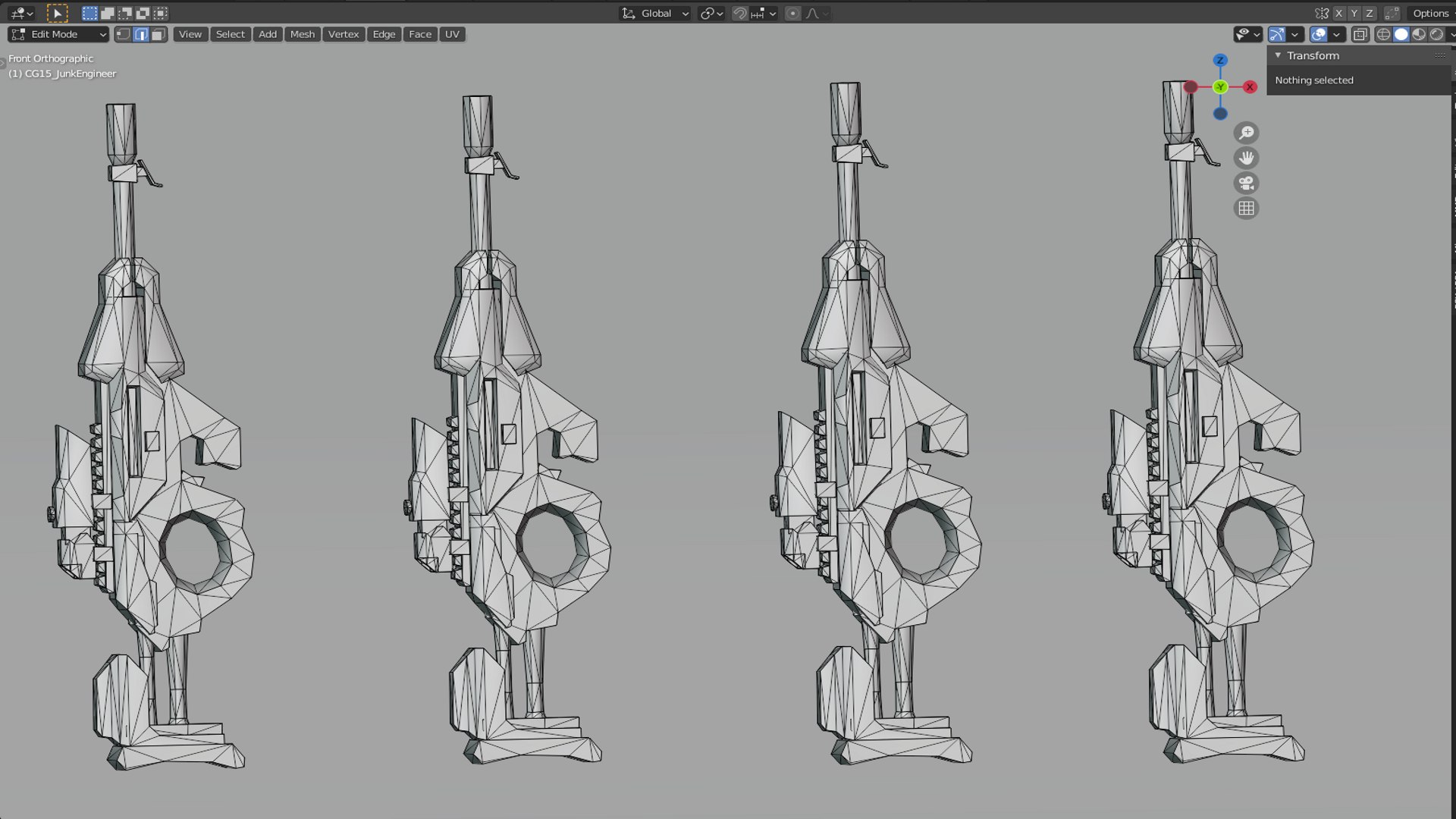 3D CG15 Rifle Game Weapon 4x - TurboSquid 1833092