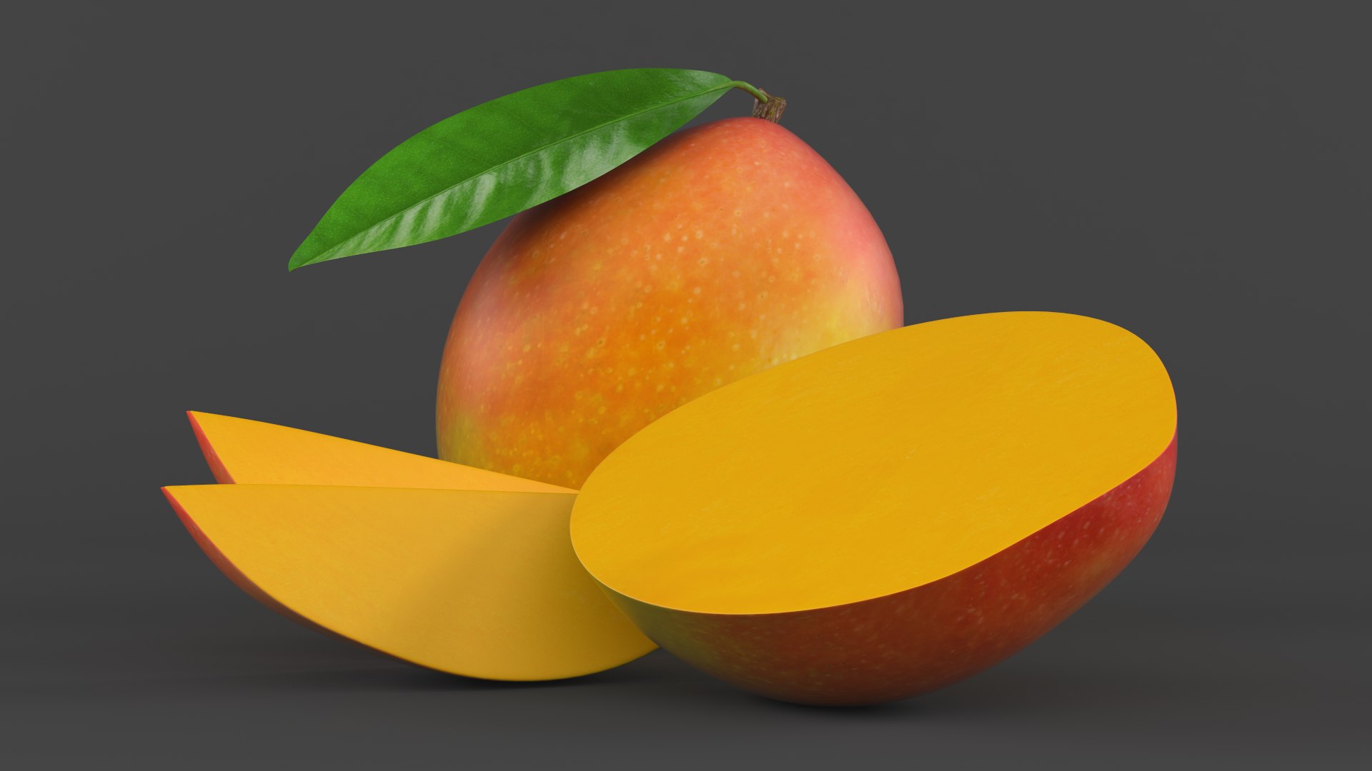 Mango Fruit 3D - TurboSquid 1891690