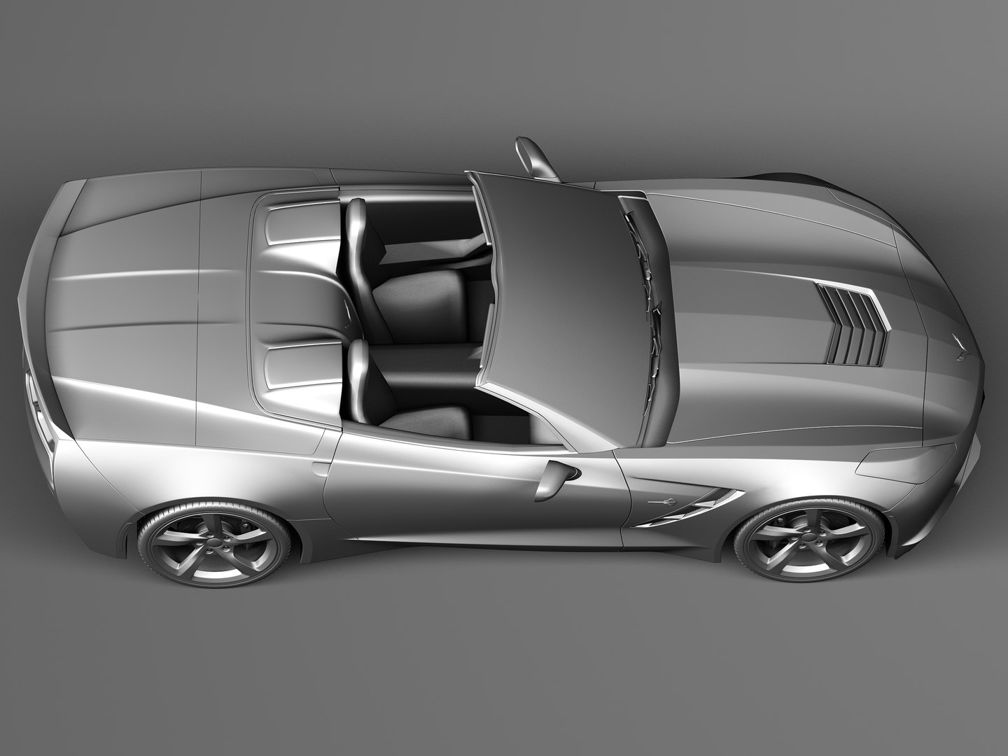 2013 2014 Muscle Car 3d Max