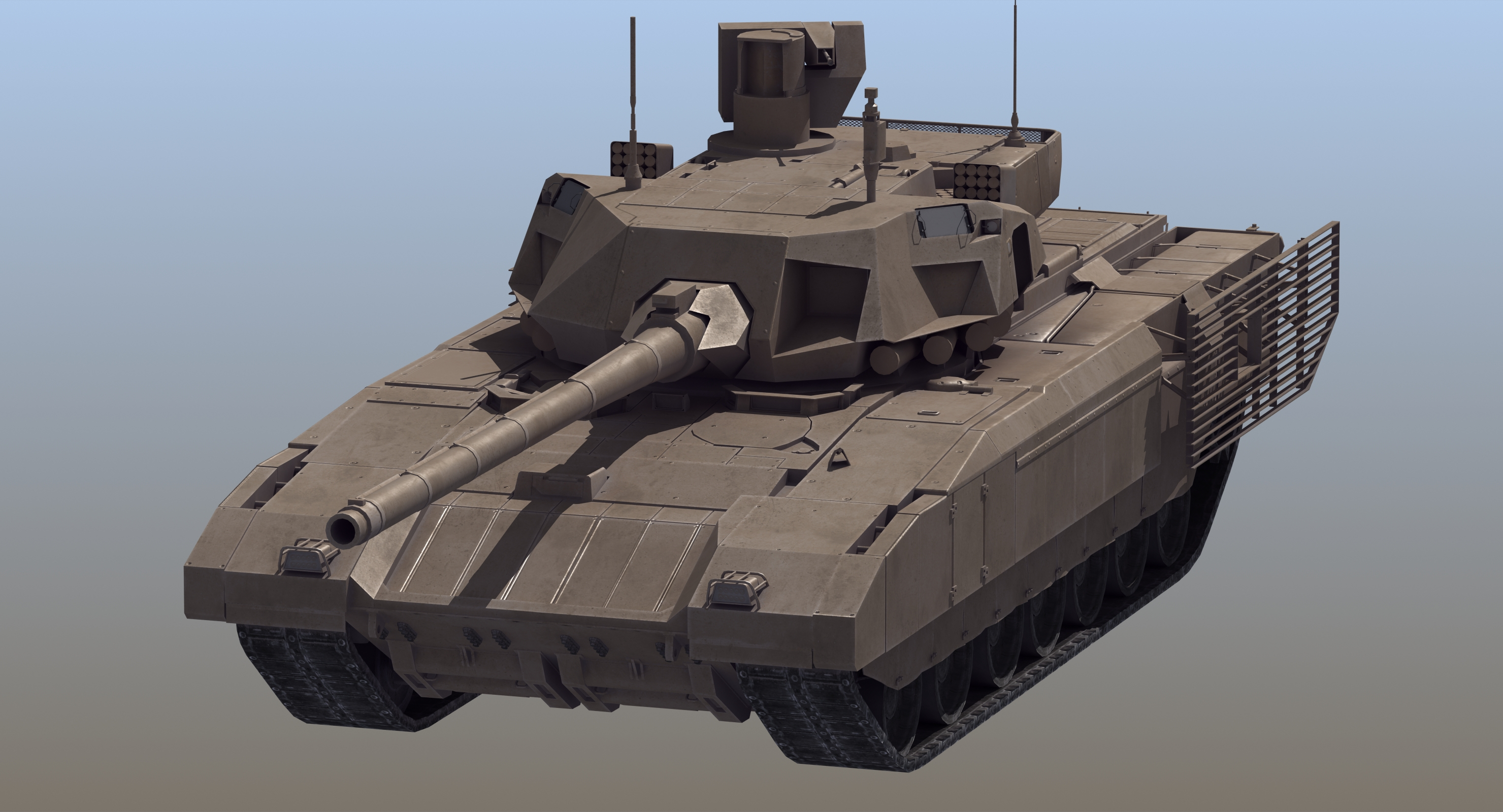 아르마타 T14 탱크 3D 모델 - TurboSquid 1205282