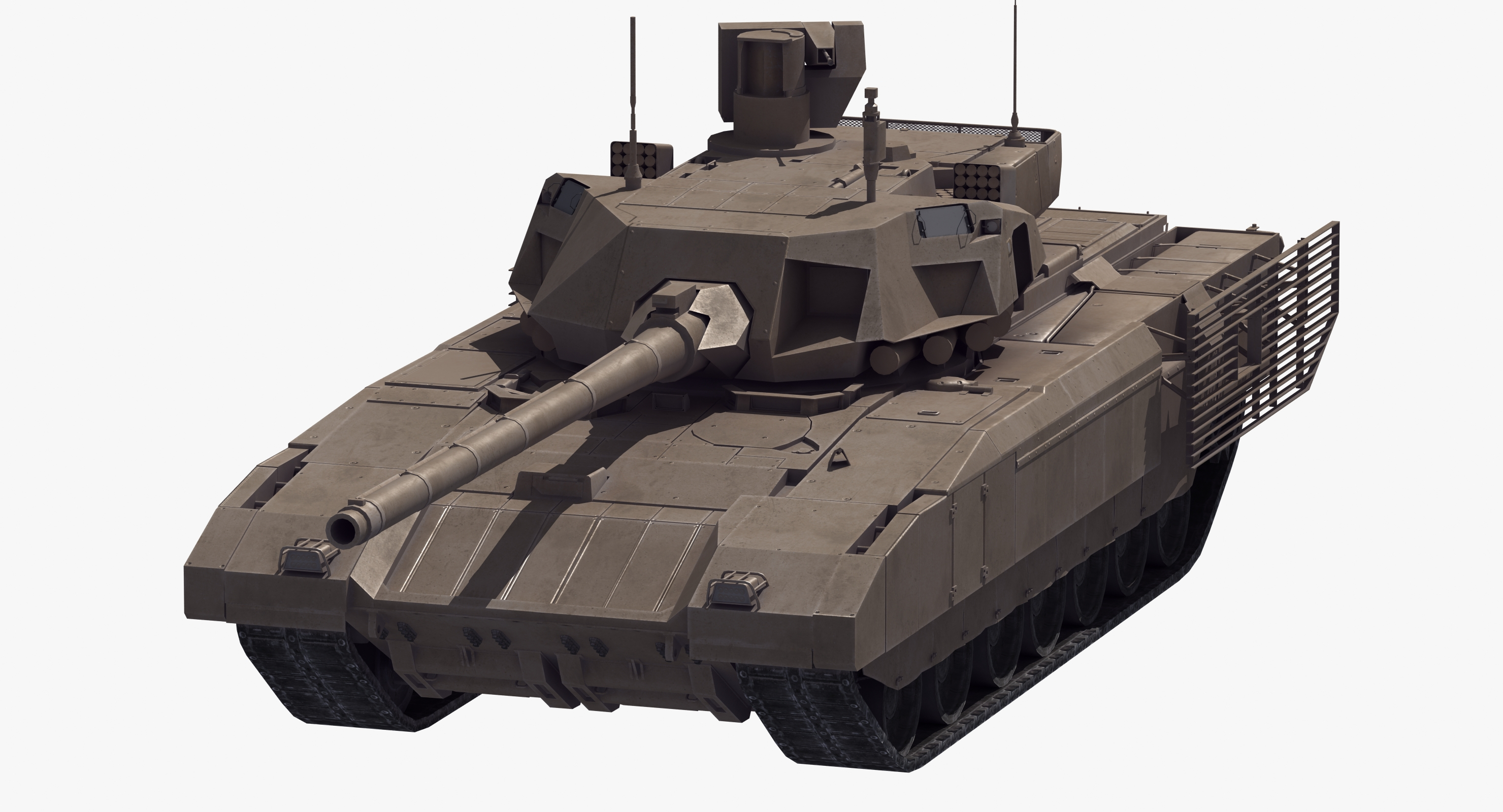 Armata T14坦克3D模型 - TurboSquid 1205282