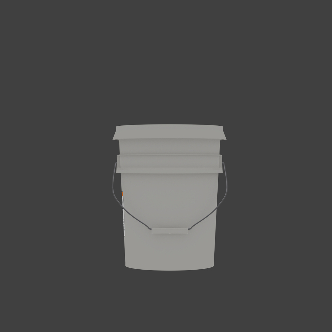 3d Model Realistically Bucket