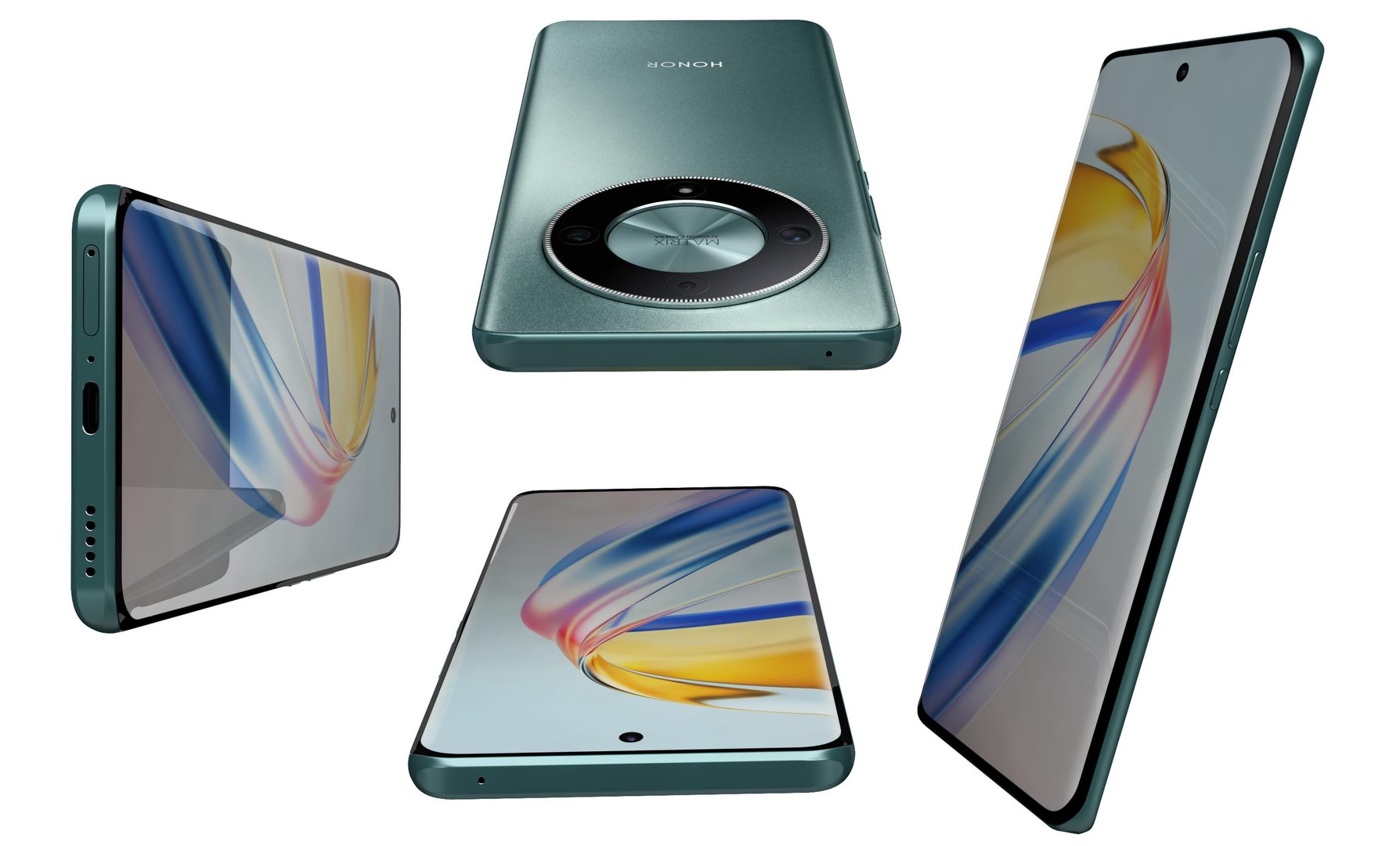 3D Honor X9b Emerald Green - TurboSquid 2146757