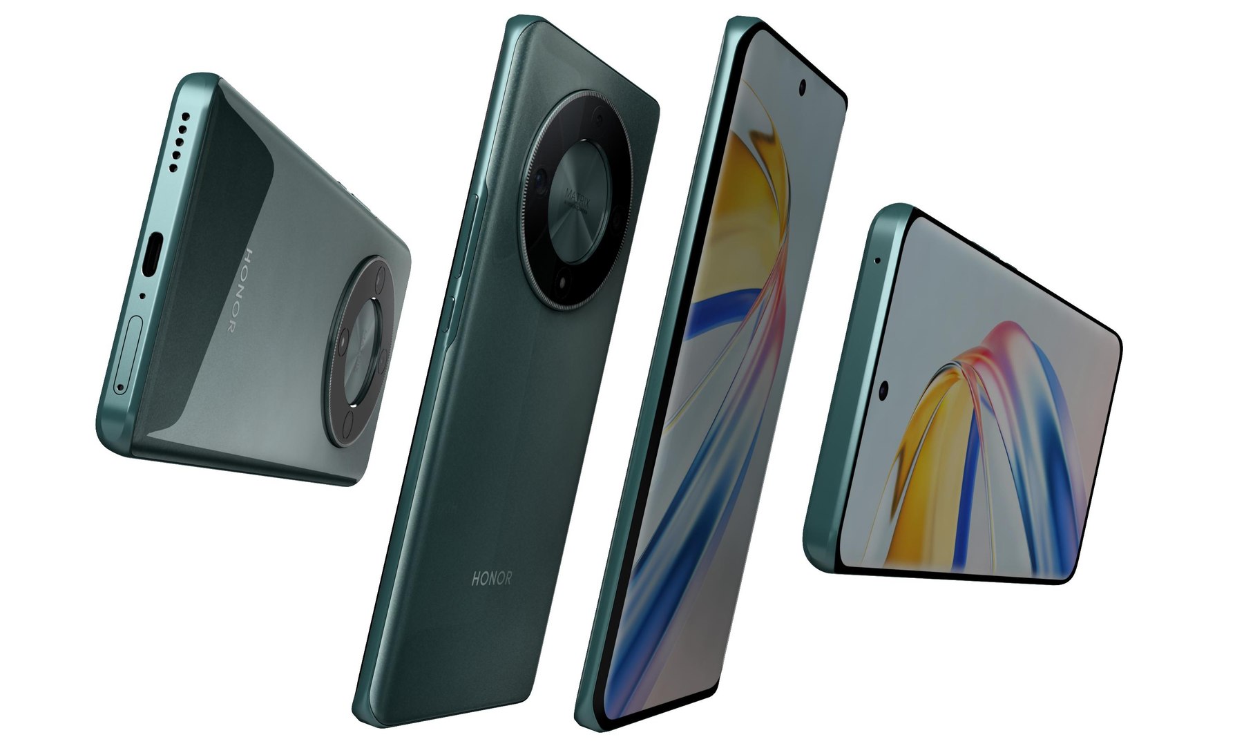 3D Honor X9b Emerald Green - TurboSquid 2146757