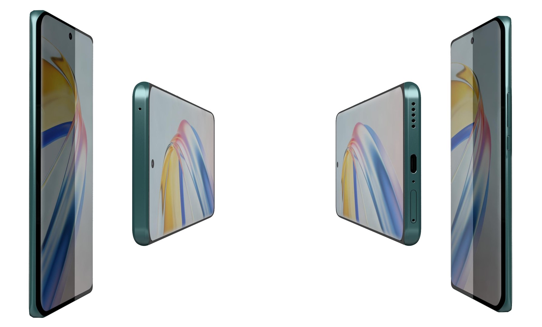 3D Honor X9b Emerald Green - TurboSquid 2146757