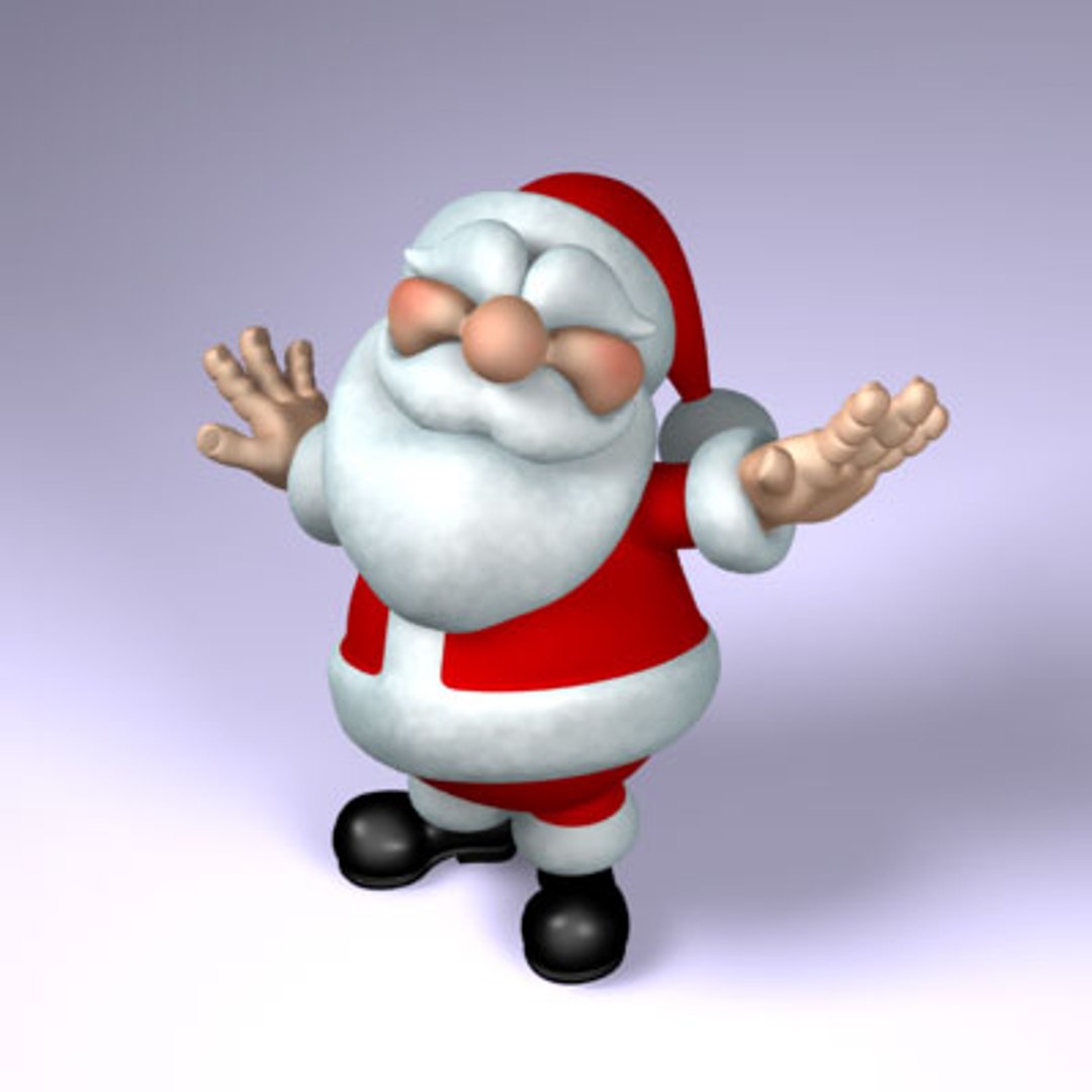 3d model santa claus