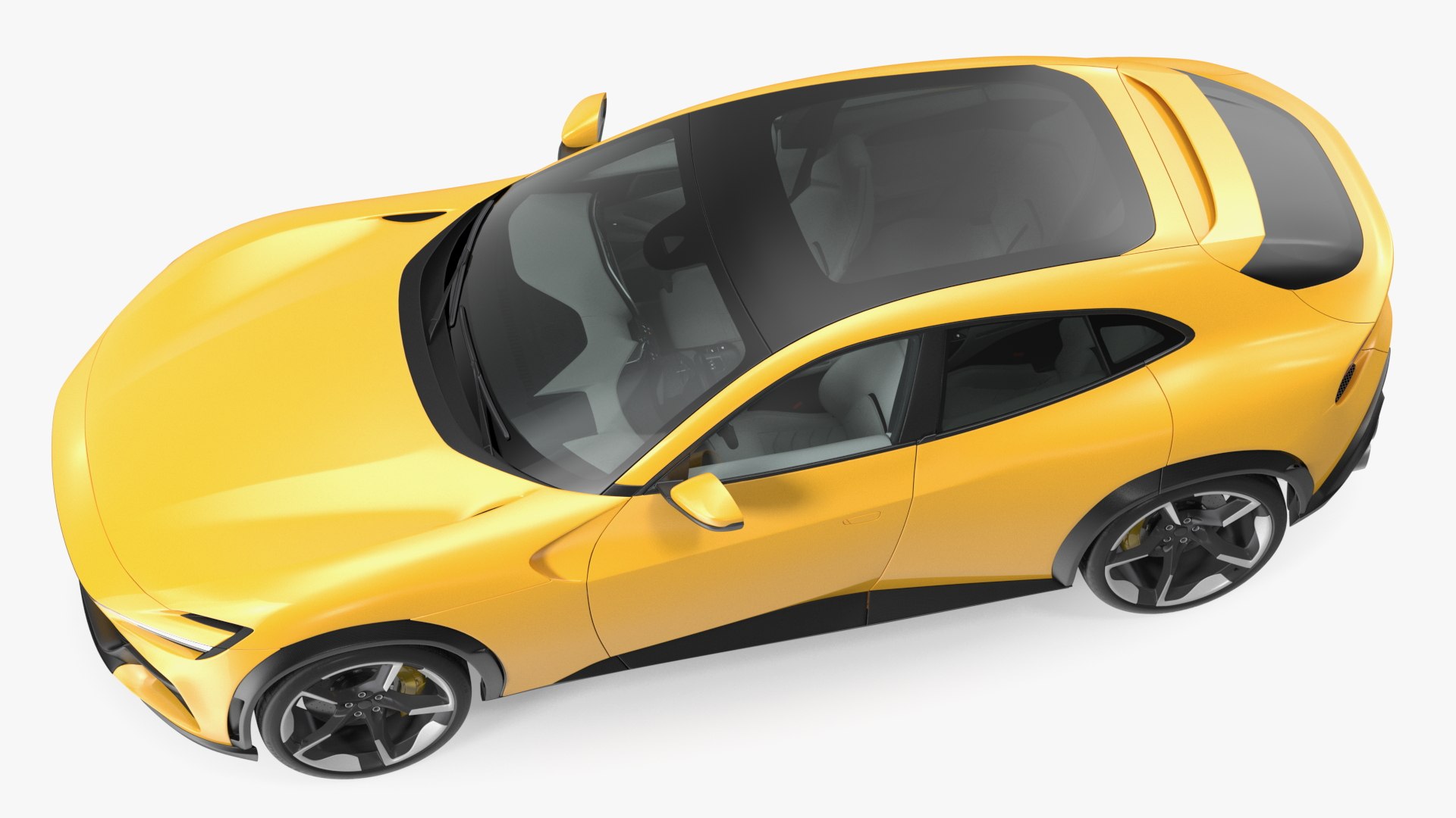 3D Yellow Extreme Crossover Sports Car - TurboSquid 2004286