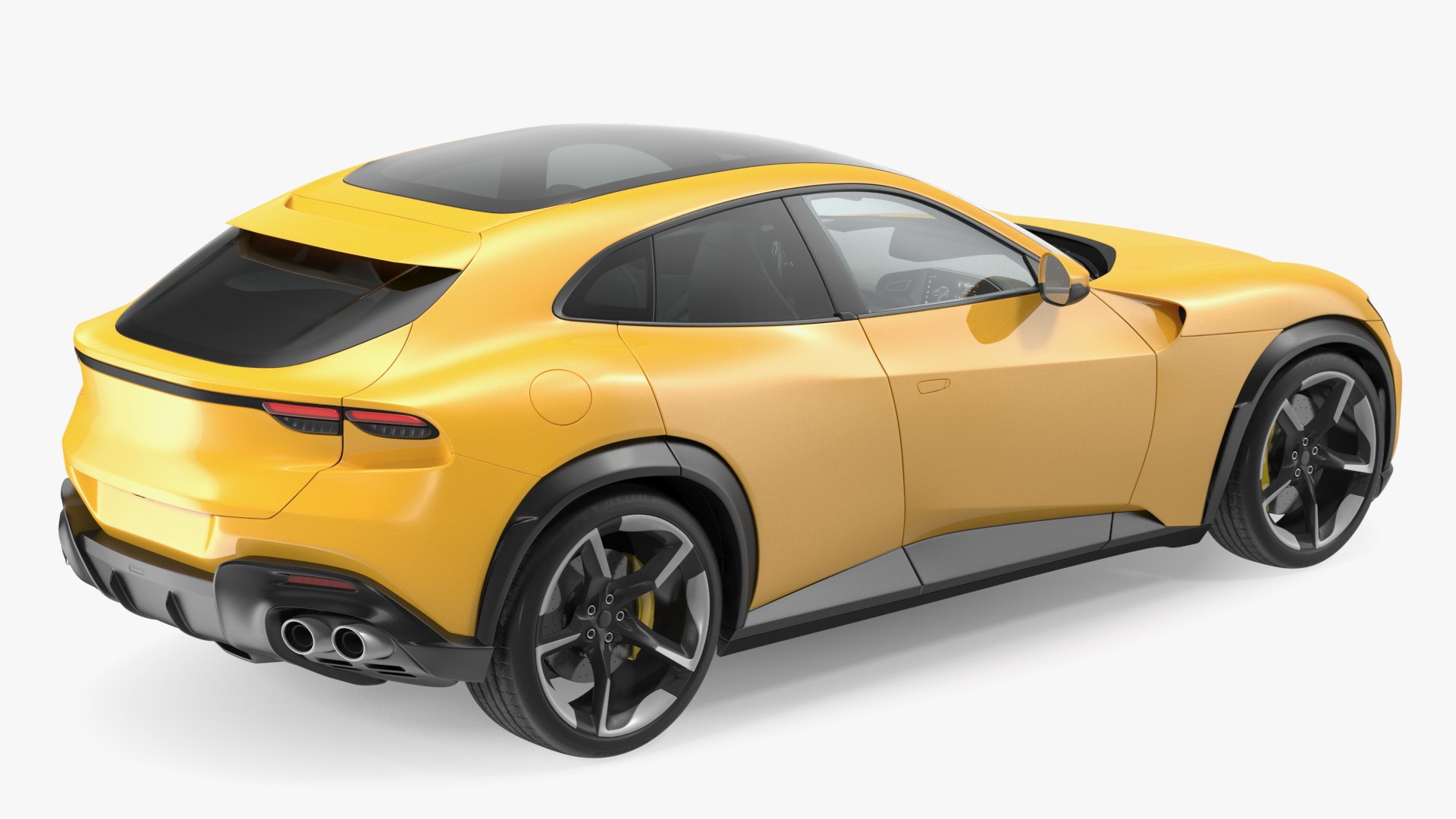 3D Yellow Extreme Crossover Sports Car - TurboSquid 2004286