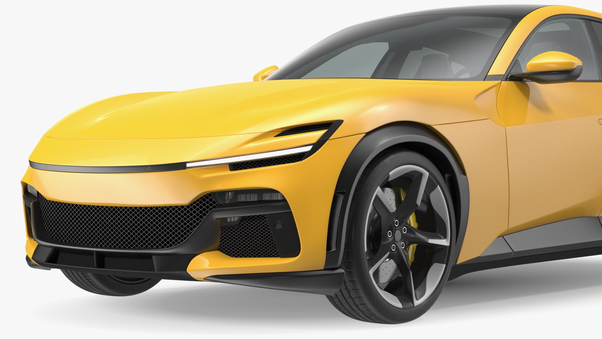 3D Yellow Extreme Crossover Sports Car - TurboSquid 2004286