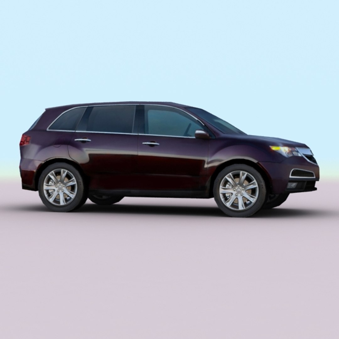 3d model 2010 acura mdx