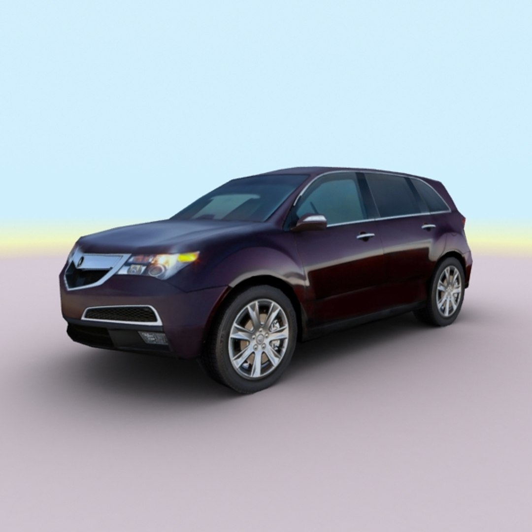 3d model 2010 acura mdx