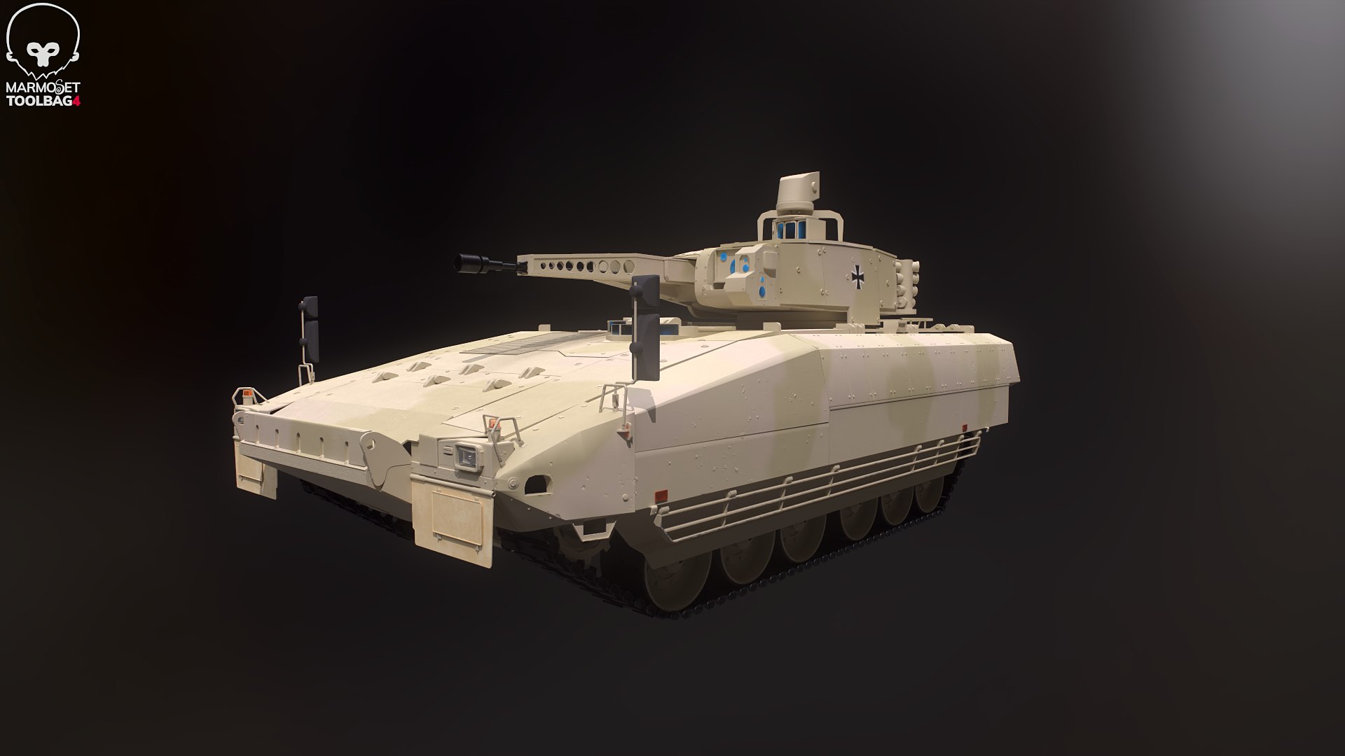 Puma A IFV Desert Camo PBR 3D Model - TurboSquid 2059106