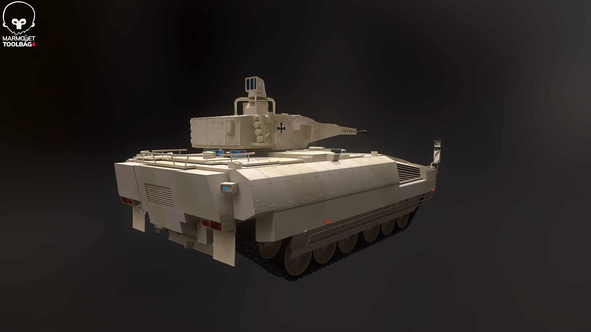 Puma A IFV Desert Camo PBR 3D Model - TurboSquid 2059106