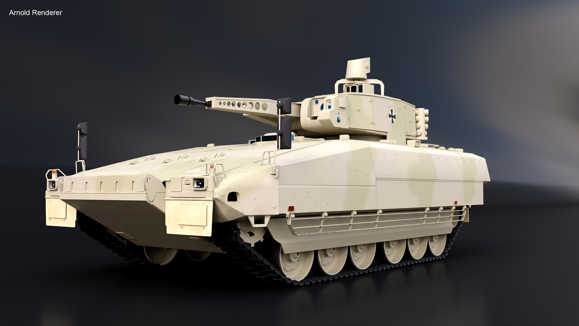 Puma A IFV Desert Camo PBR 3D Model - TurboSquid 2059106
