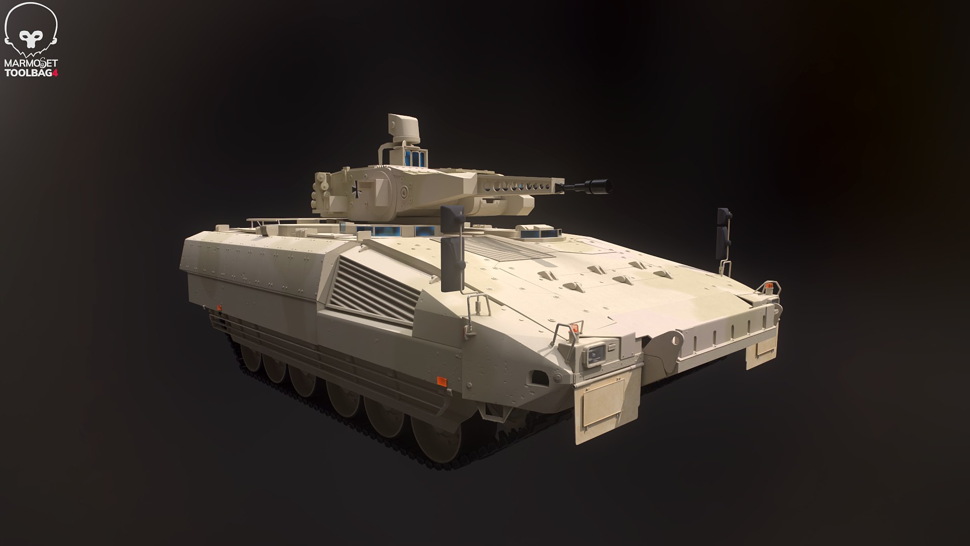 Puma A IFV Desert Camo PBR 3D Model - TurboSquid 2059106