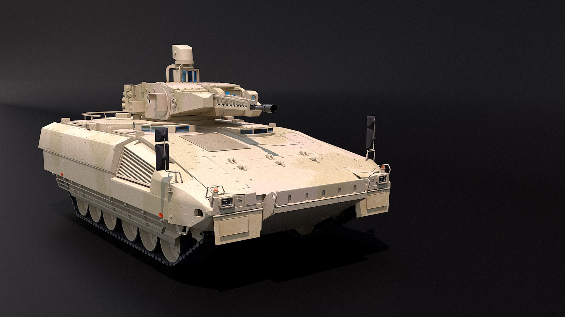 Puma A IFV Desert Camo PBR 3D Model - TurboSquid 2059106
