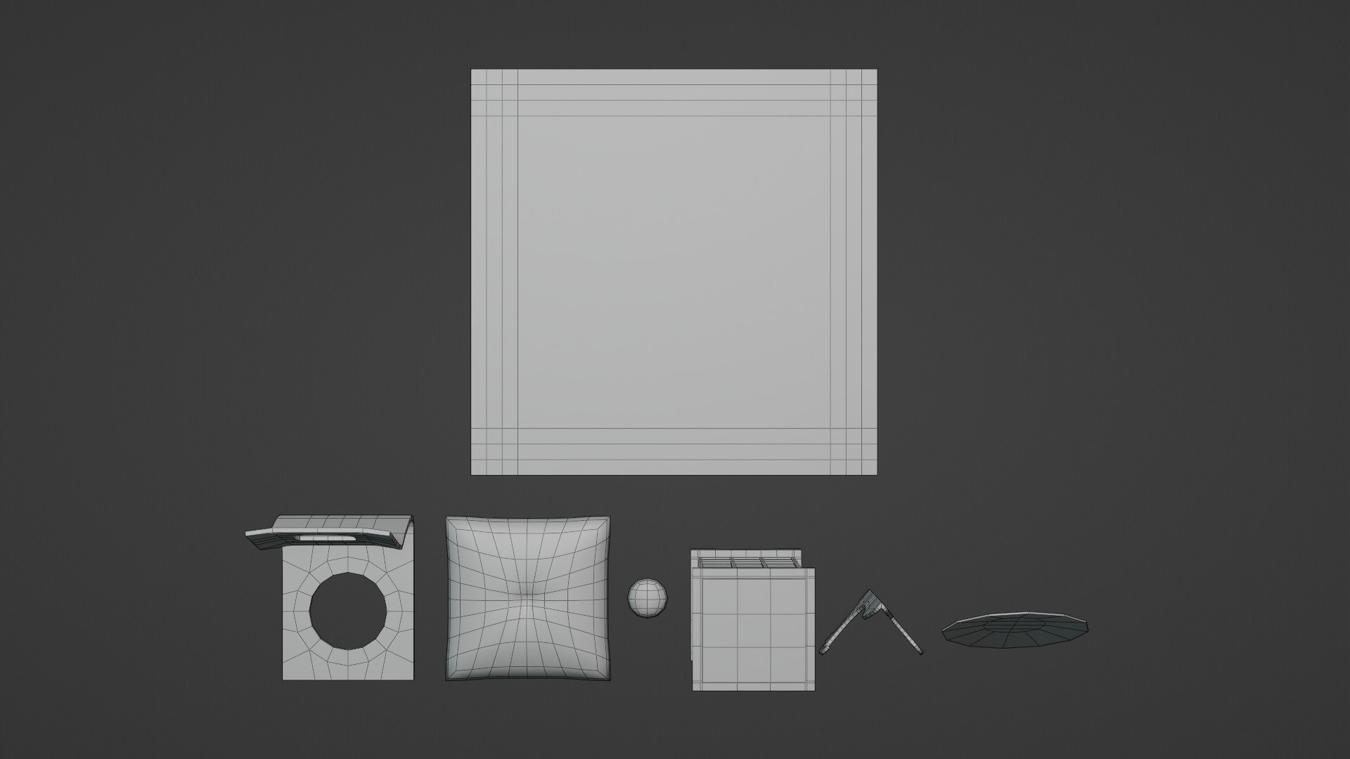 3D Low Poly Japanese Room Pack - TurboSquid 2002457