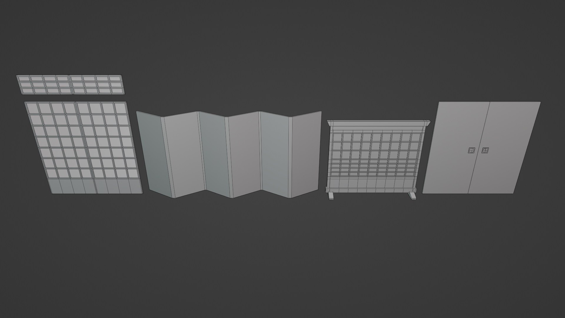 3D Low Poly Japanese Room Pack - TurboSquid 2002457