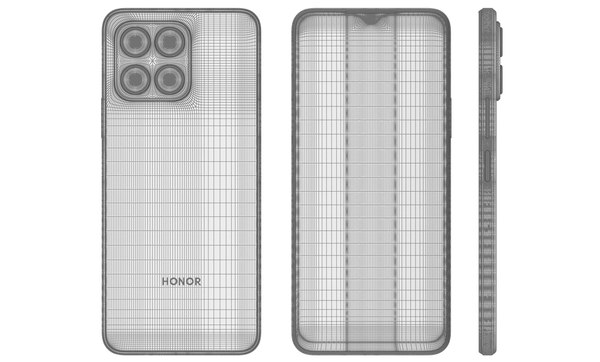 Honor 70 Lite Blue 3D model - TurboSquid 2048473