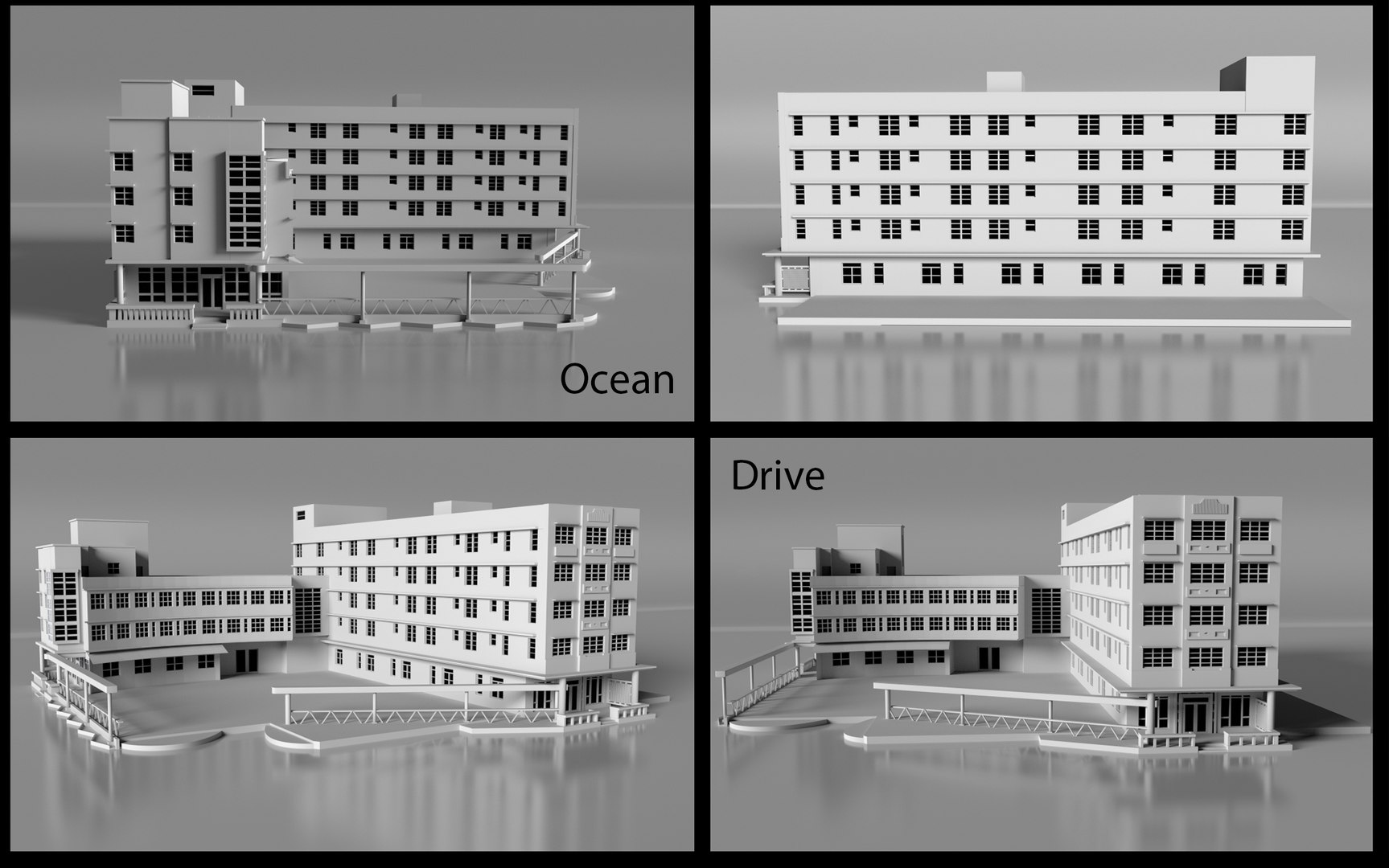 Building Ocean 3d Model