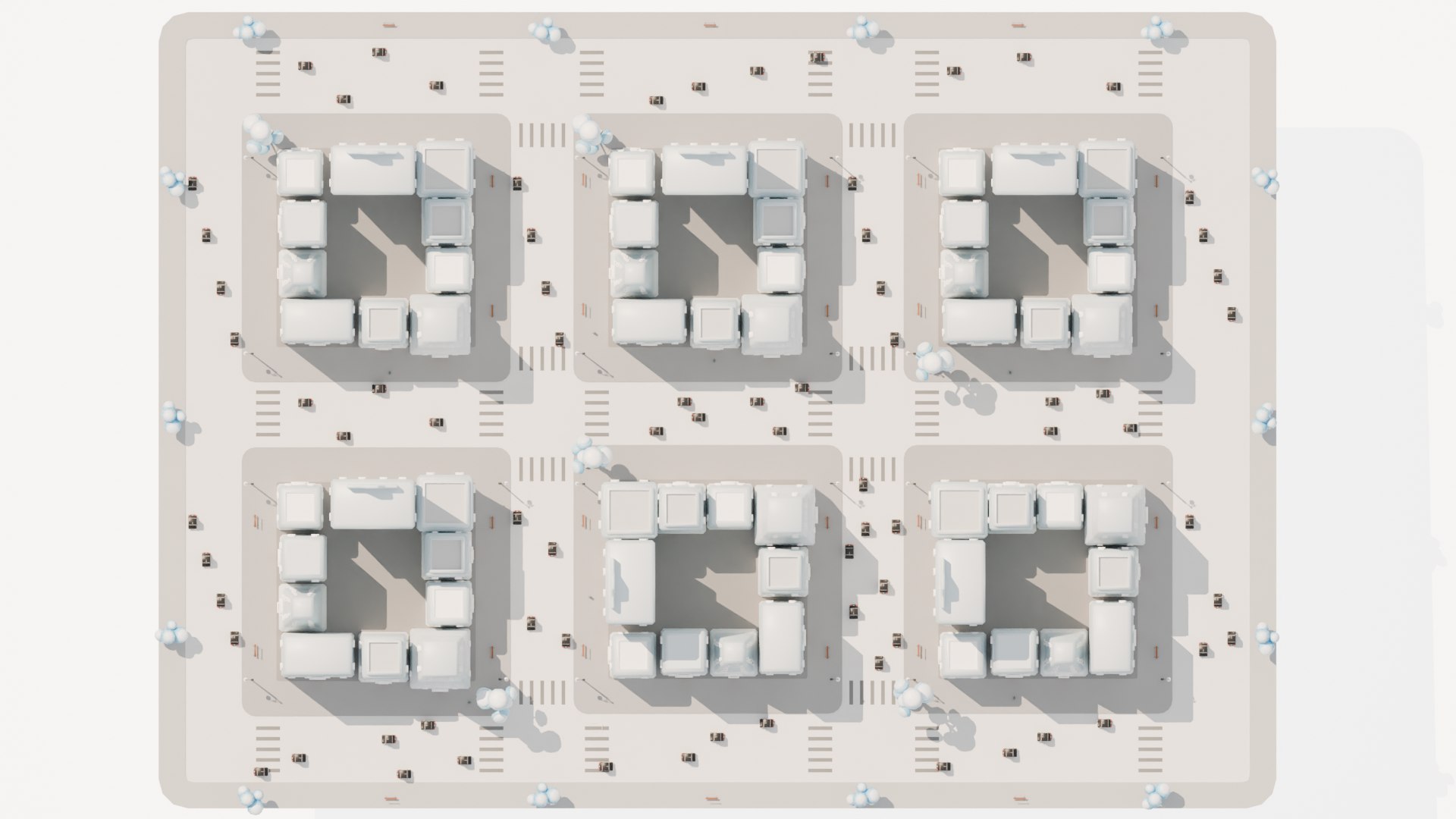 3D Simple City Cartoon - TurboSquid 2142179