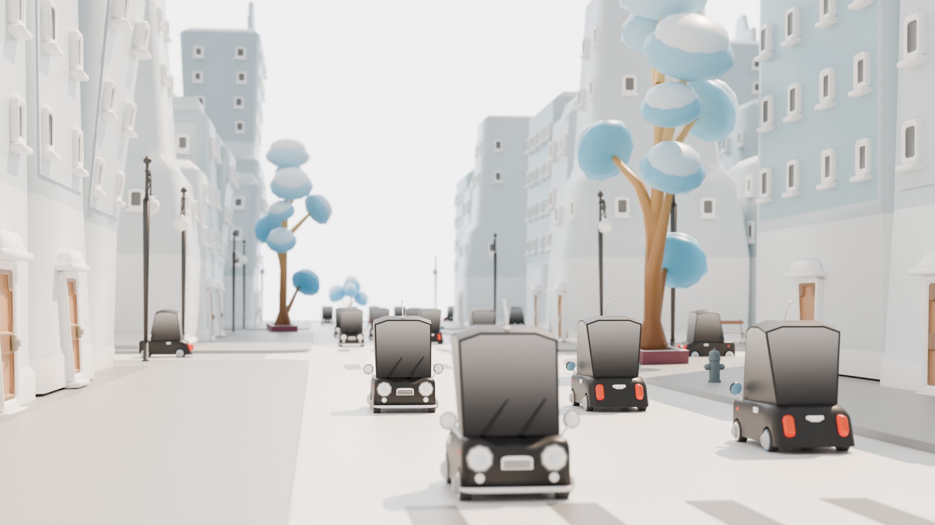 3D Simple City Cartoon - TurboSquid 2142179