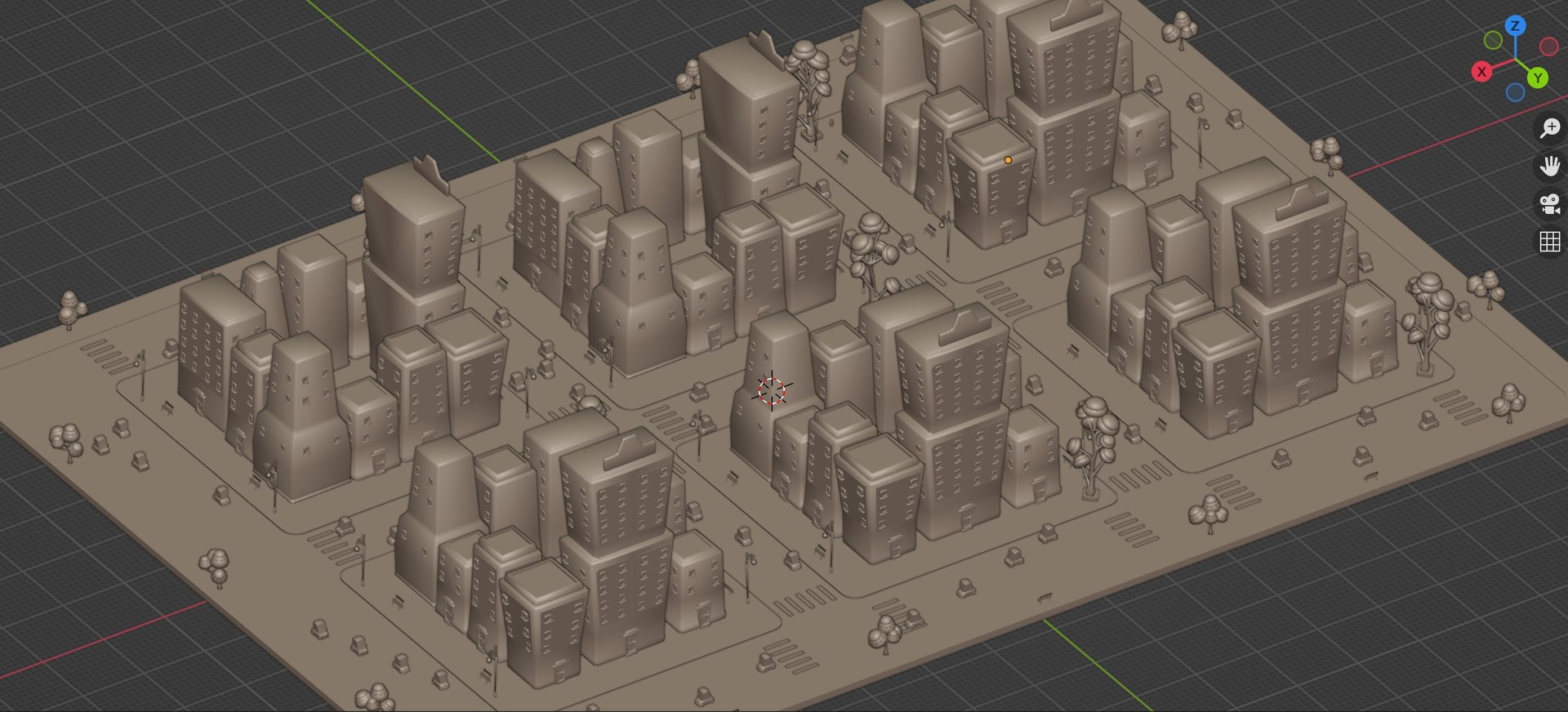 3D Simple City Cartoon - TurboSquid 2142179