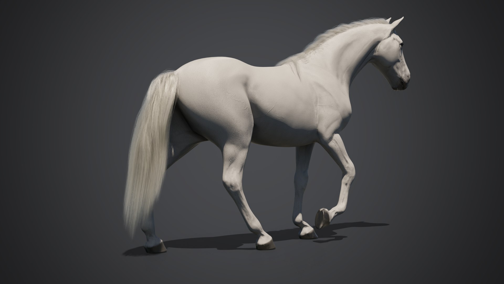 3D Model Horse Animated - TurboSquid 2221403