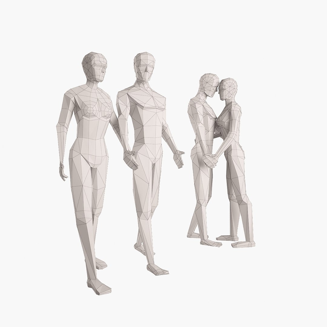 Pair Figures Obj