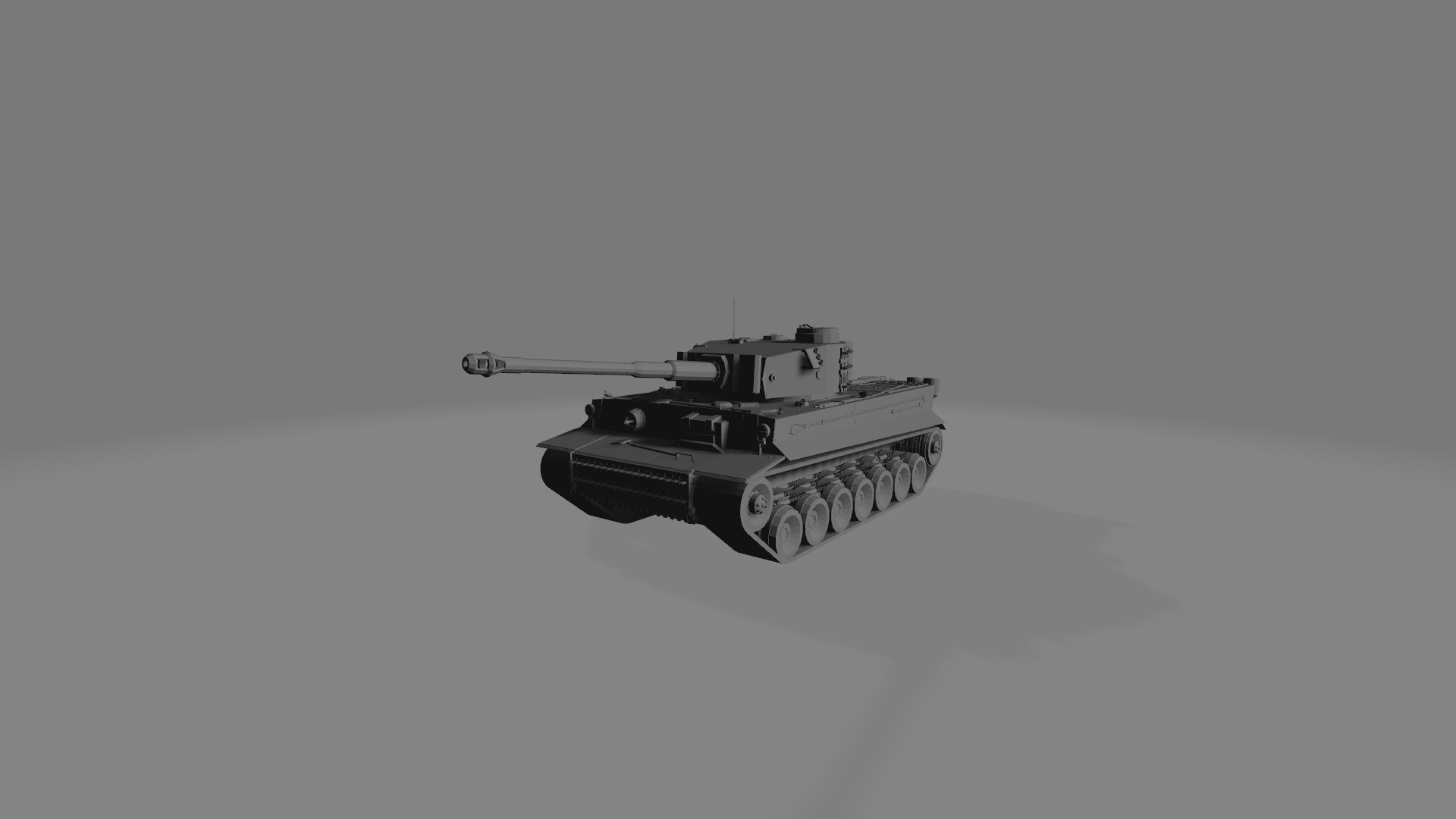 3D Tiger 1 Early War Varient Model - TurboSquid 2432327