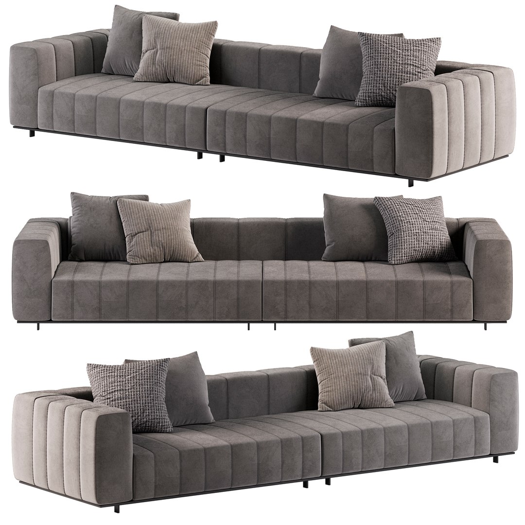 Minotti Freeman Tailor By Minotti 3D Model - TurboSquid 1947587