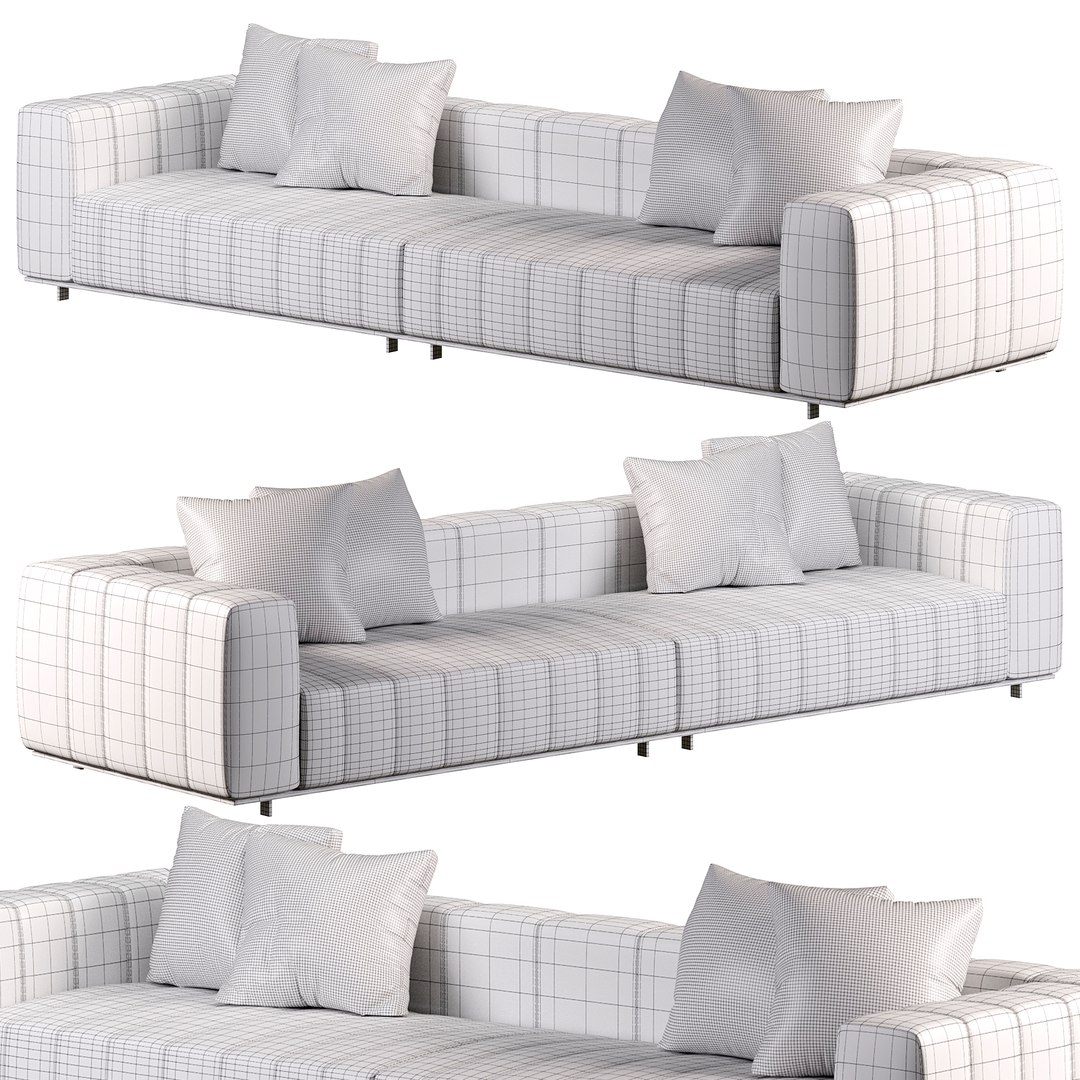 Minotti Freeman Tailor By Minotti 3D Model - TurboSquid 1947587