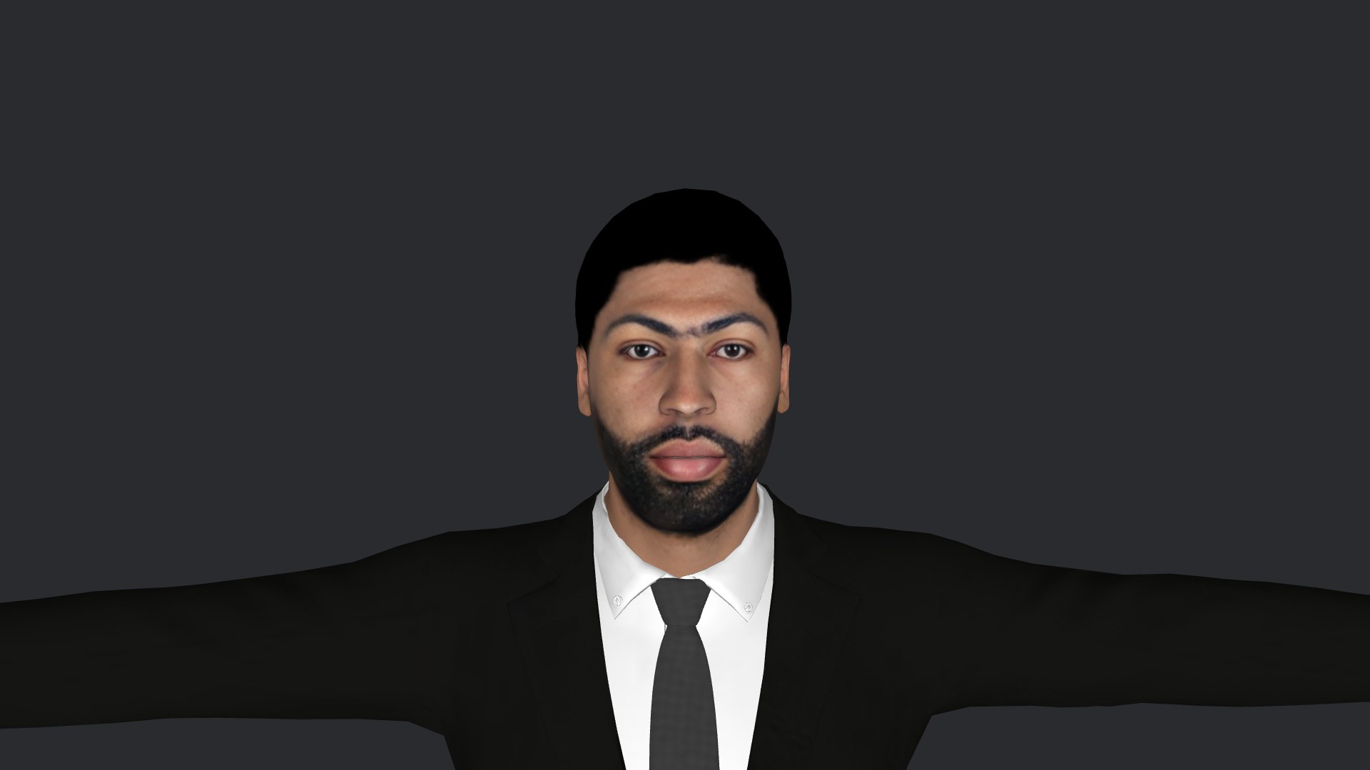 Anthony Davis Hyper Realistic Full Body Fully Rigged 3D Character 3D ...
