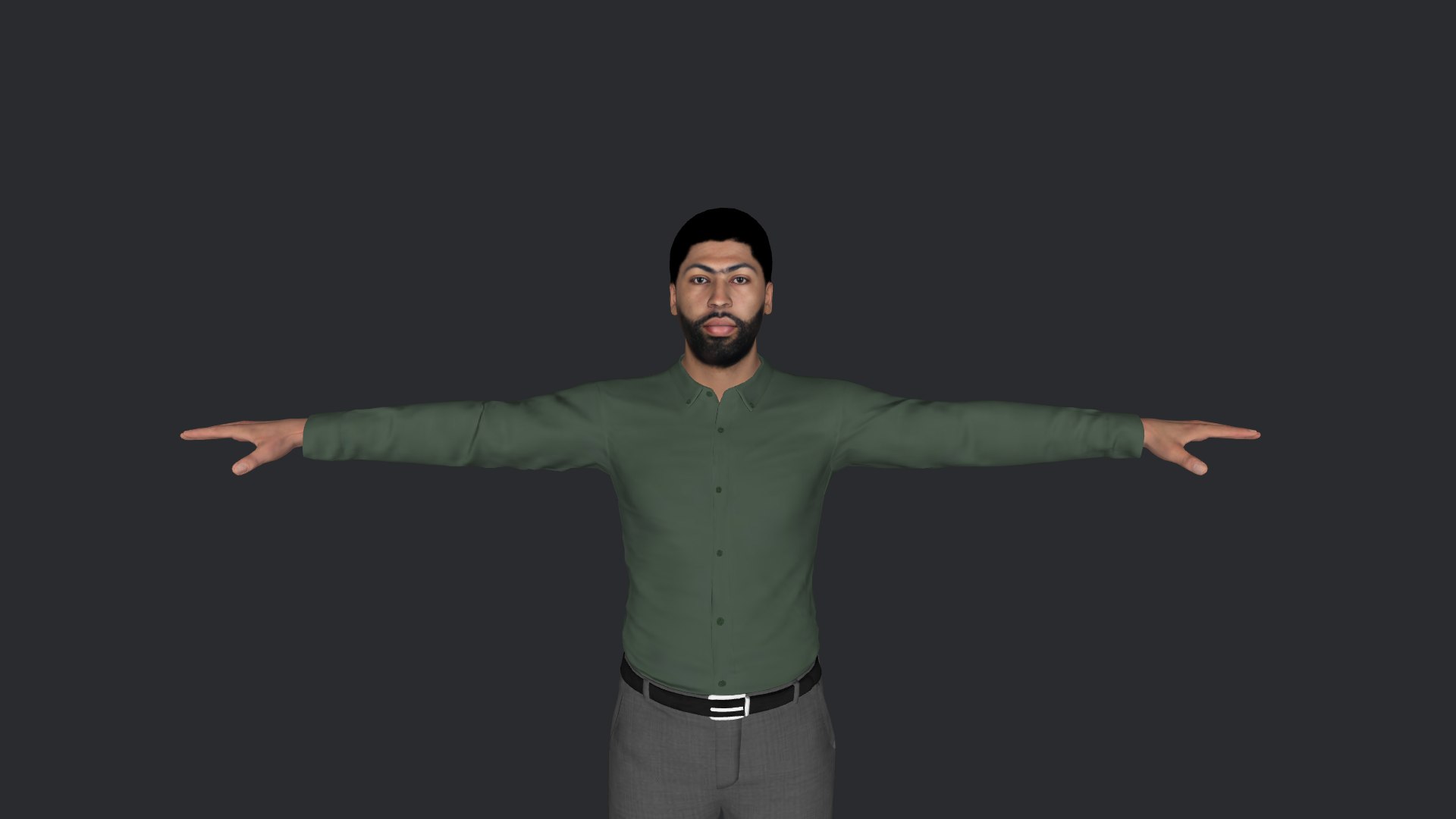 Anthony Davis Hyper Realistic Full Body Fully Rigged 3D Character 3D ...