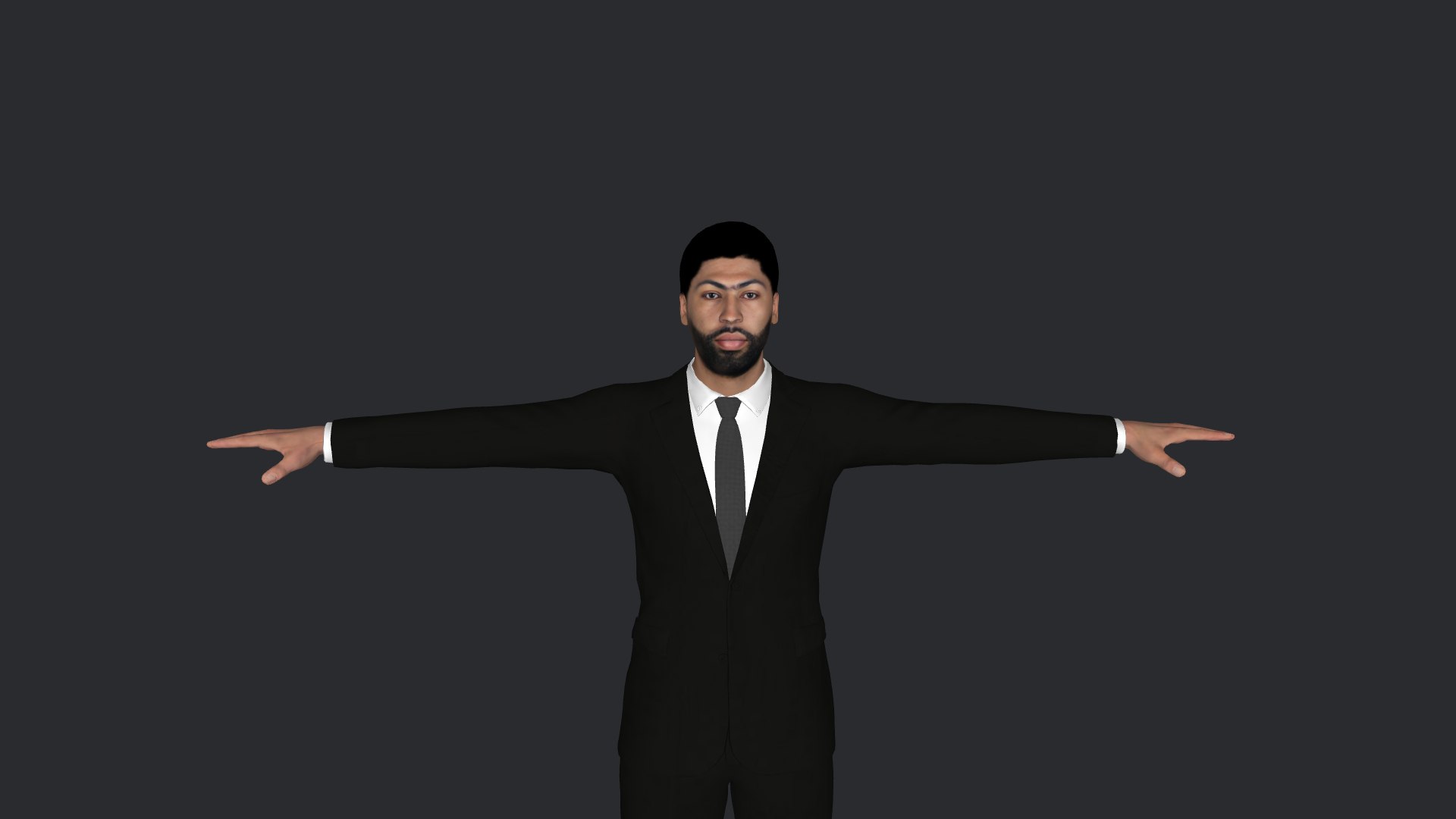 Anthony Davis Hyper Realistic Full Body Fully Rigged 3D Character 3D ...