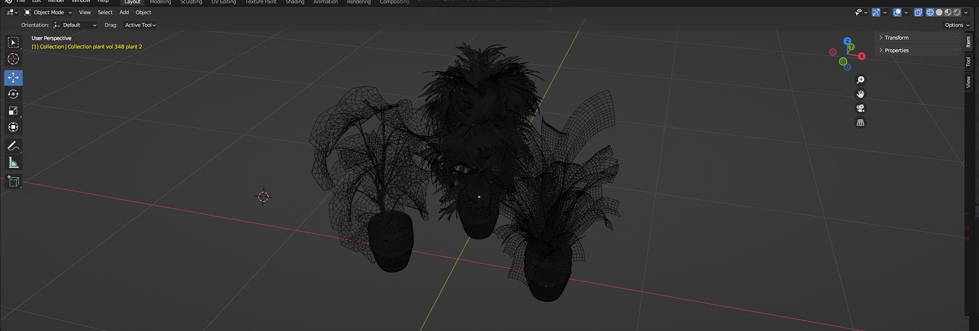 Collection plant vol 348 - blender model 3D - TurboSquid 2094277