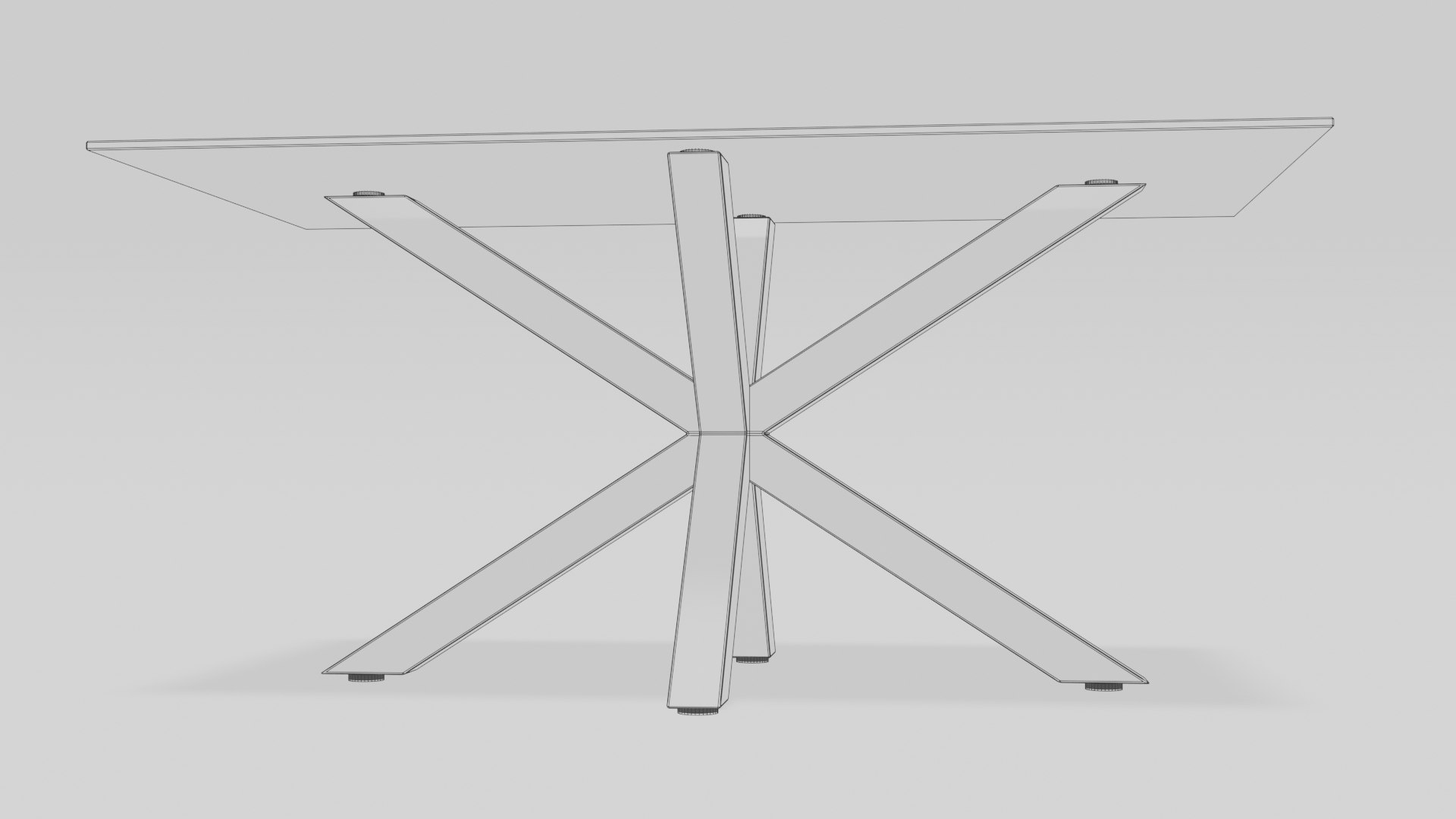 3D Transparent Dining Table - TurboSquid 2014798