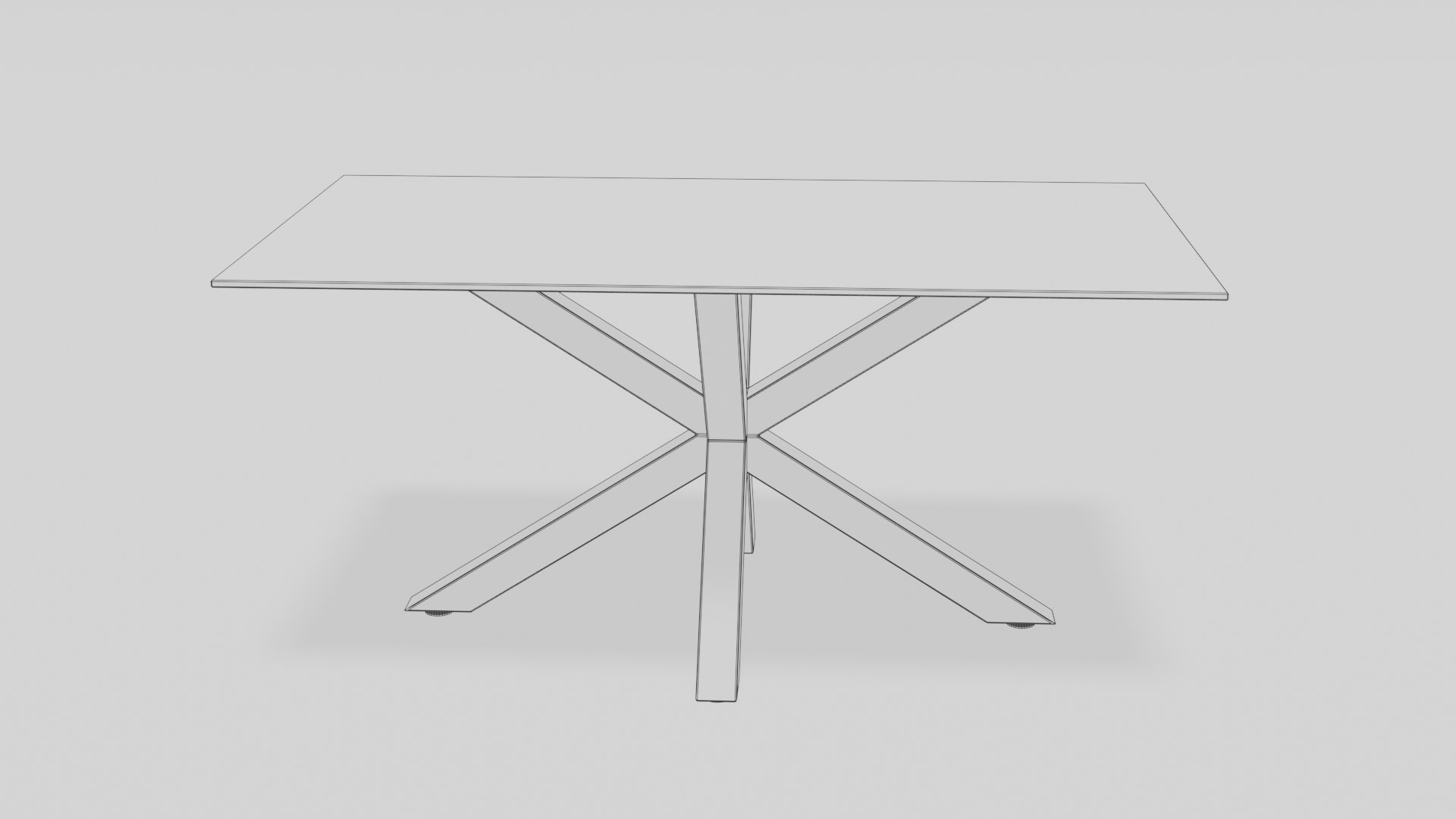 3D Transparent Dining Table - TurboSquid 2014798