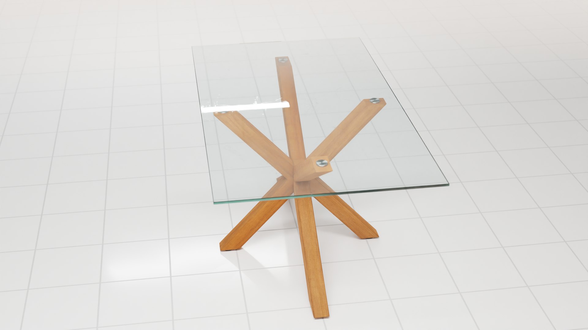 3D Transparent Dining Table - TurboSquid 2014798