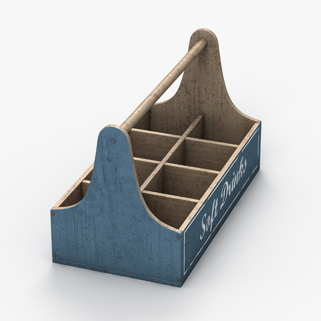 3d drinks crate