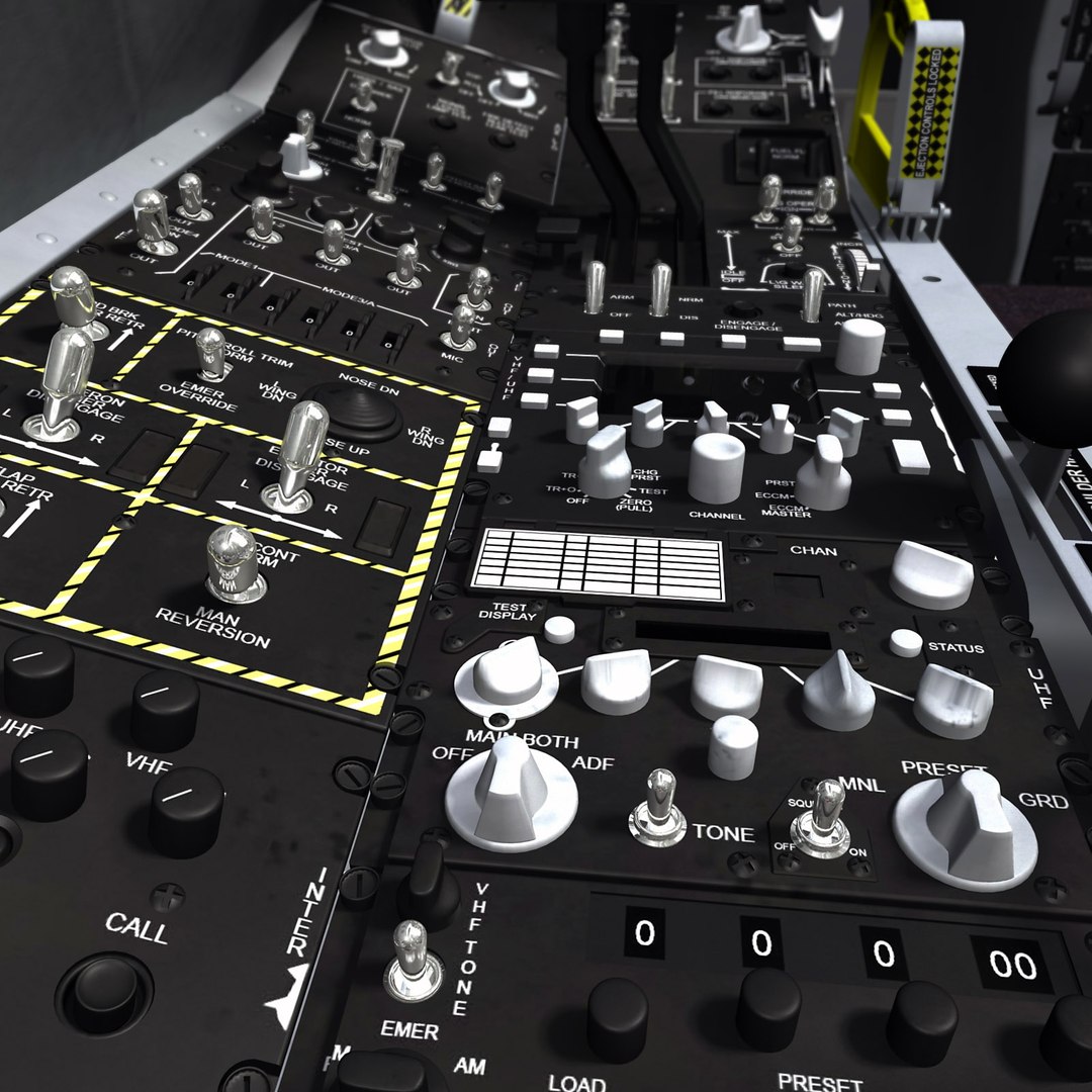 3ds Max A10 Cockpit