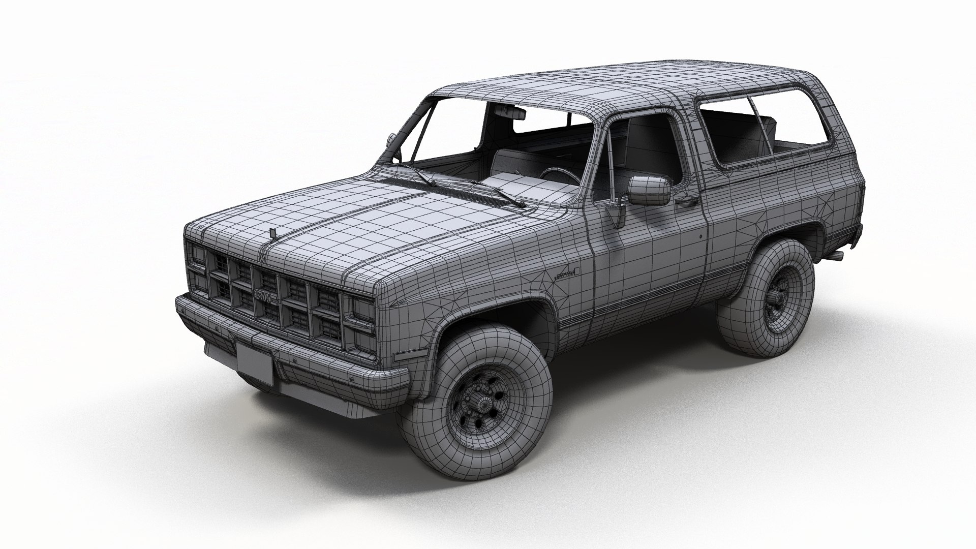 GMC Jimmy 1981 Model - TurboSquid 2067745