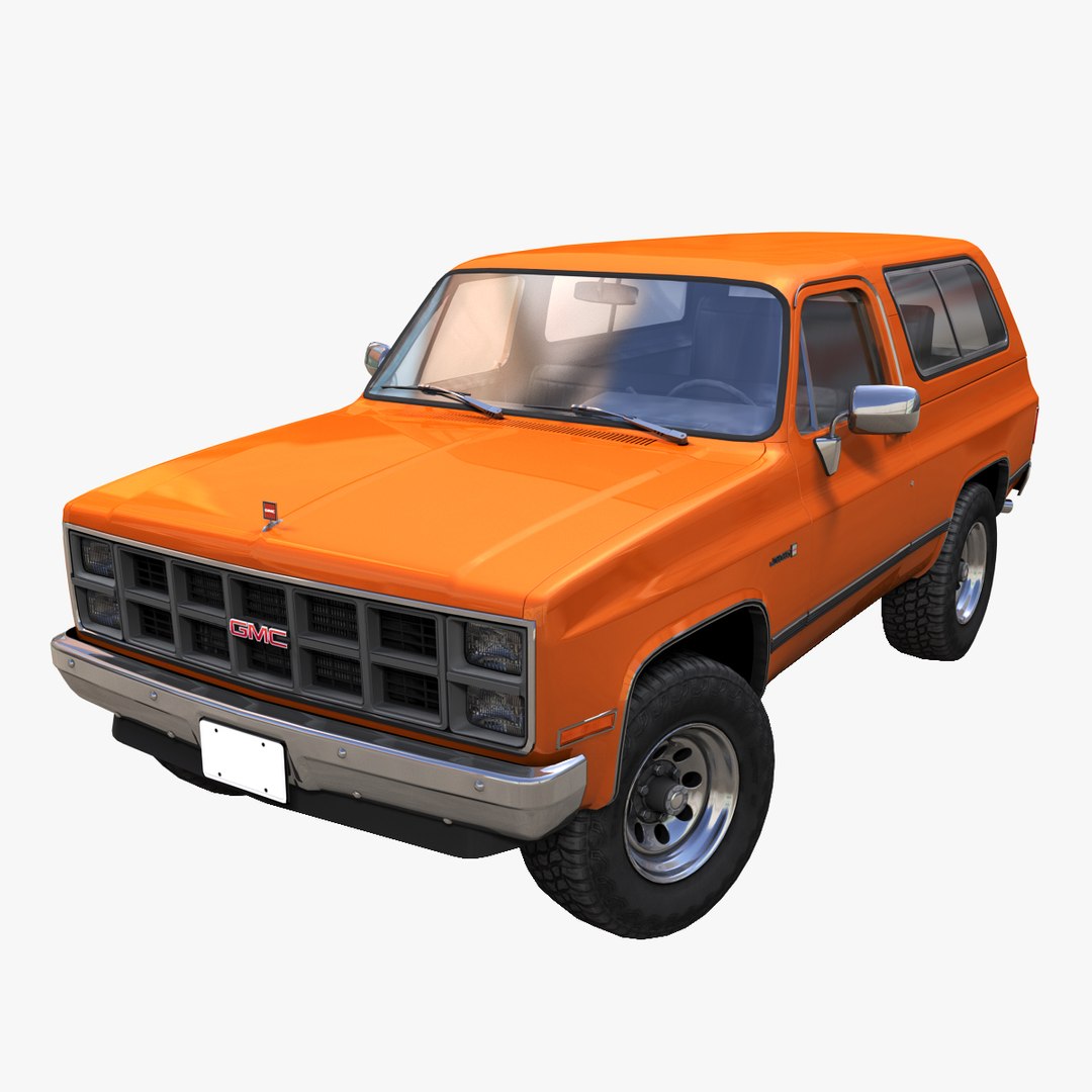 GMC Jimmy 1981 model - TurboSquid 2067745