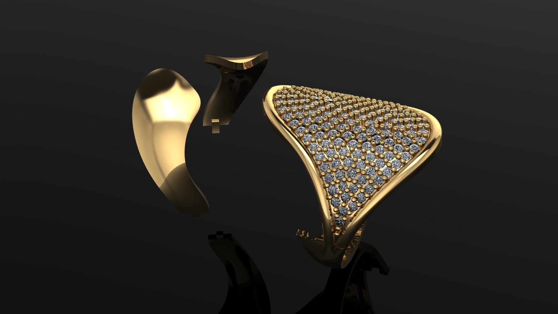 Gold Ring 3D Model - TurboSquid 1696419