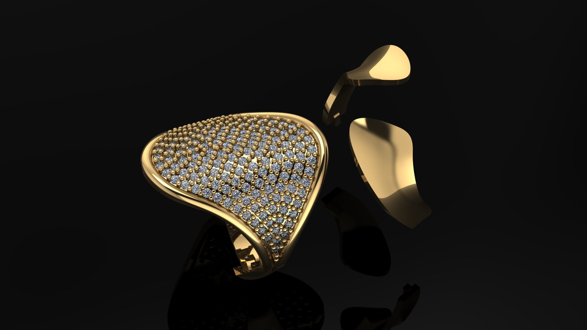 Gold Ring 3D Model - TurboSquid 1696419