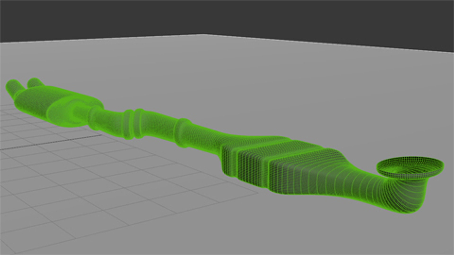 free exhaust 3d model