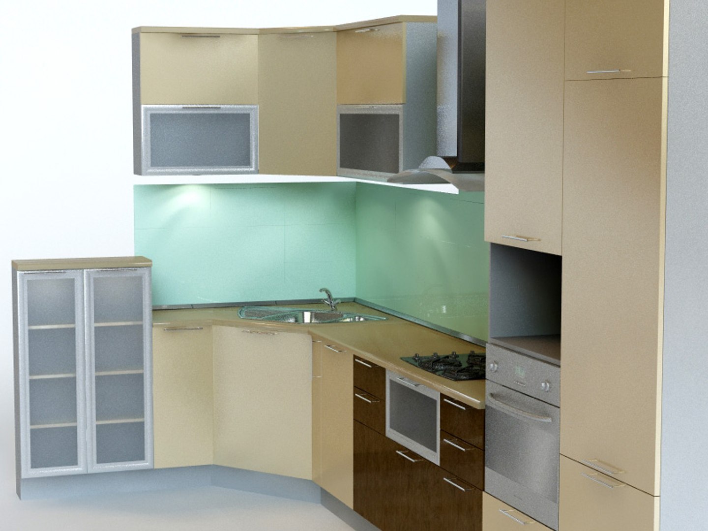 kitchen mota 3d 3ds
