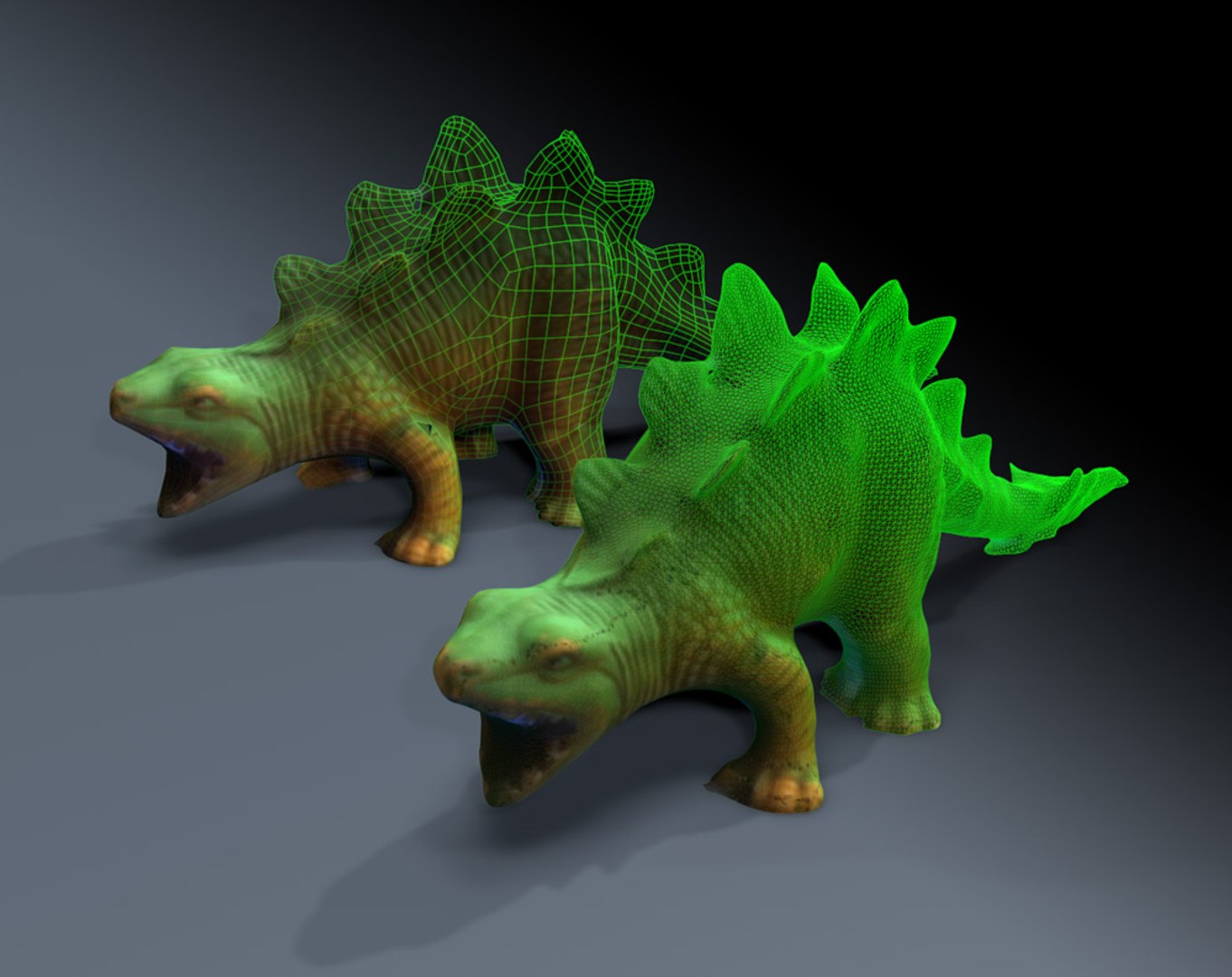 Dinosaur Mesh 3d Model